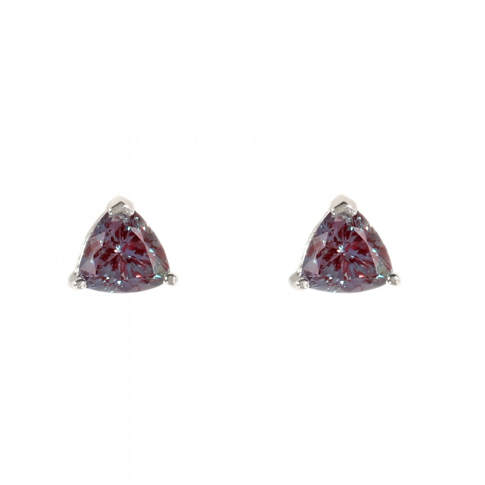 Tamara G Designs | Trillion Alexandrite Stud Earrings