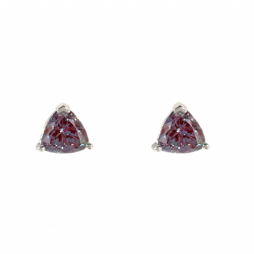 Tamara G Designs | Trillion Alexandrite Stud Earrings